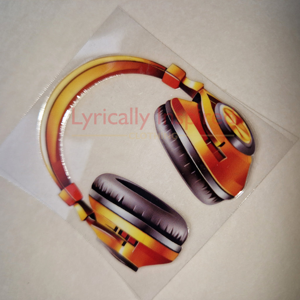 HEADPHONES STICKER – Lyrically Inspired Clothing